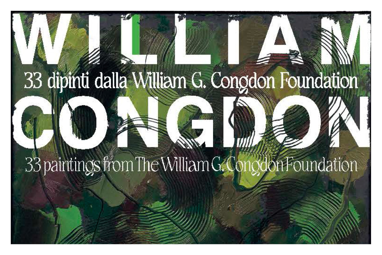 WILLIAM CONGDON. 33 dipinti dalla William G. Congdon Foundation - Casa ...